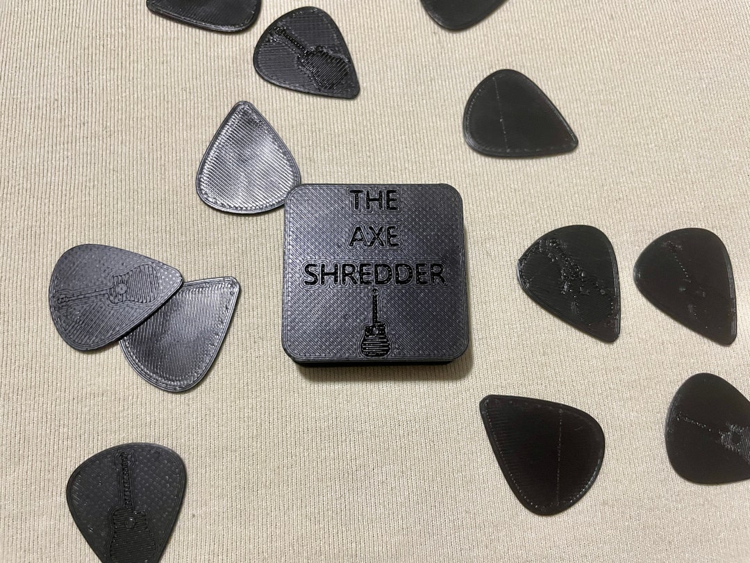 The Axe Shredder 3D Printed Guitar Picks 8 Pack 1 - Etsy