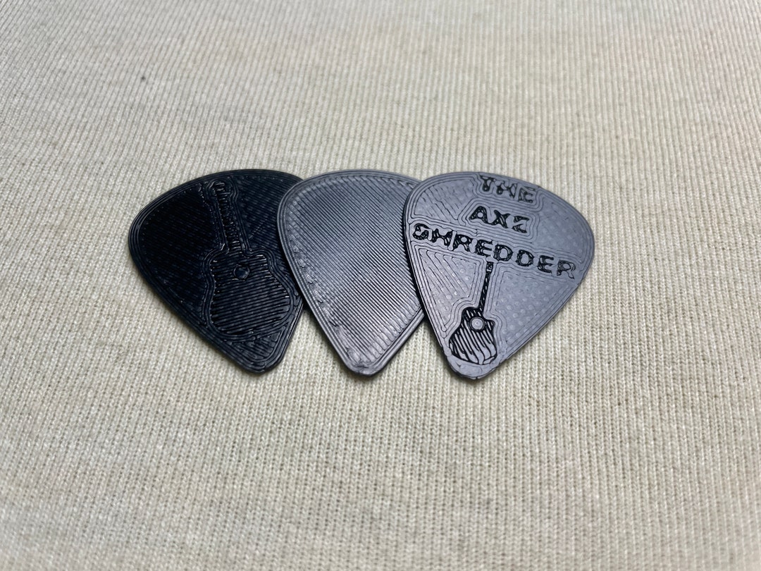 The Axe Shredder 3D Printed Guitar Picks 2 Pack 1 - Etsy