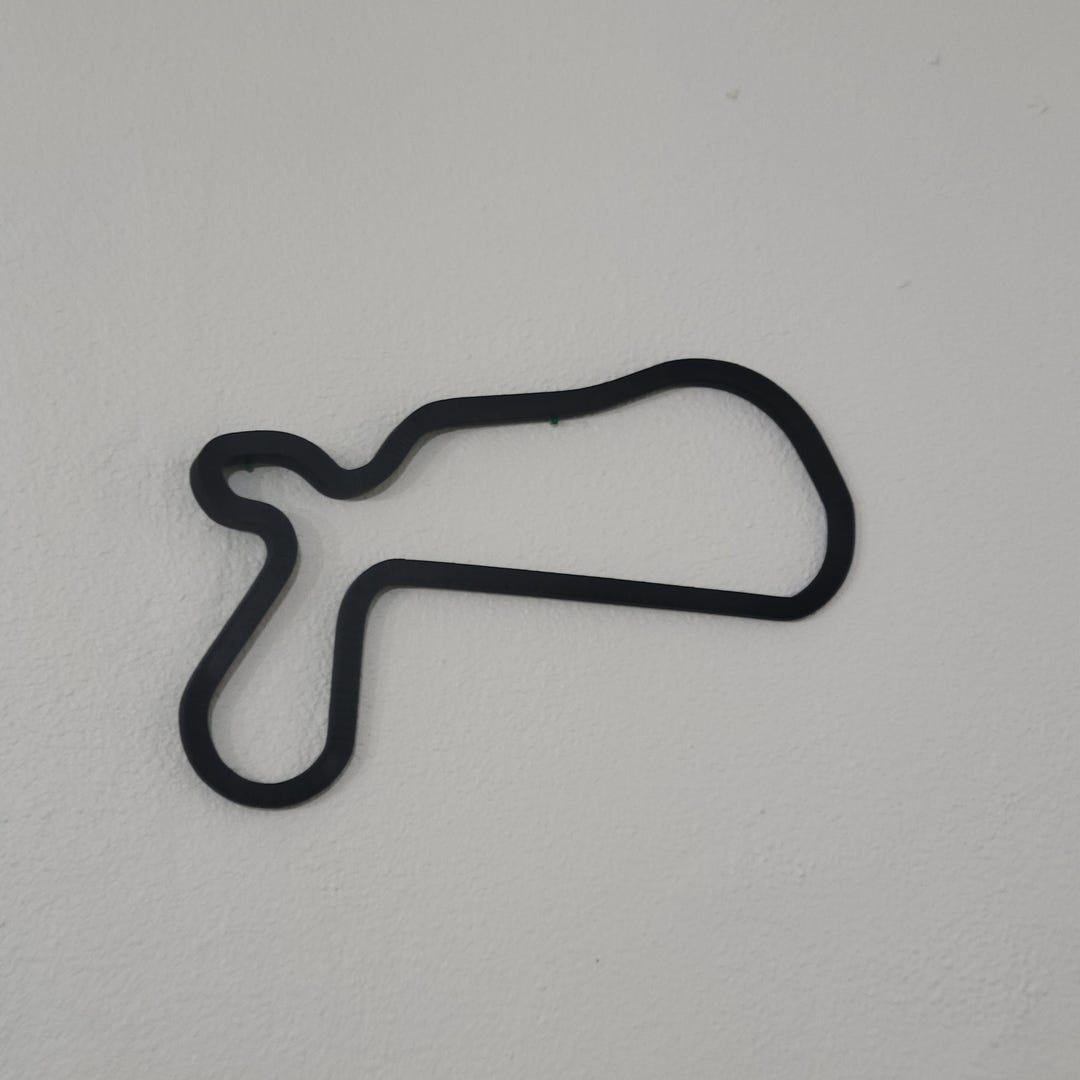 3D Printed Big Willow Track Art – Willow Springs Raceway Wall Decor - Etsy