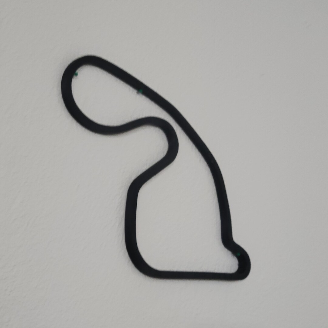 16" or 4" 3D Printed Nelson Ledges Road Course Track Art - Motorsport ...