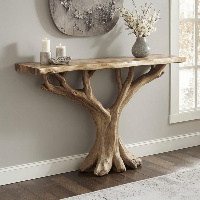 Live Edge Console - Etsy