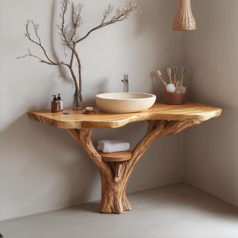 Live Edge Vanity - Etsy