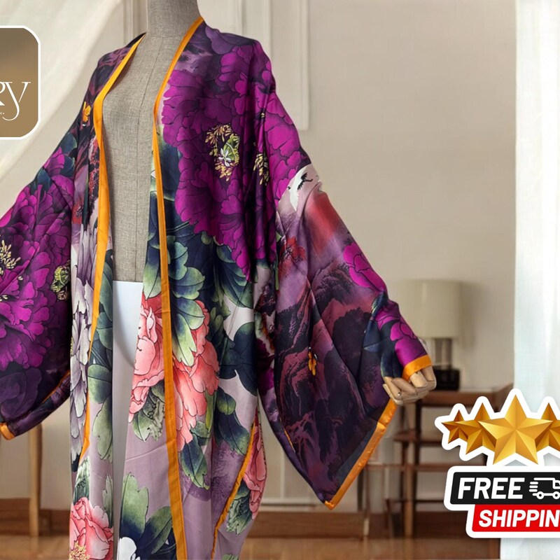 Woman Open Robe - Etsy