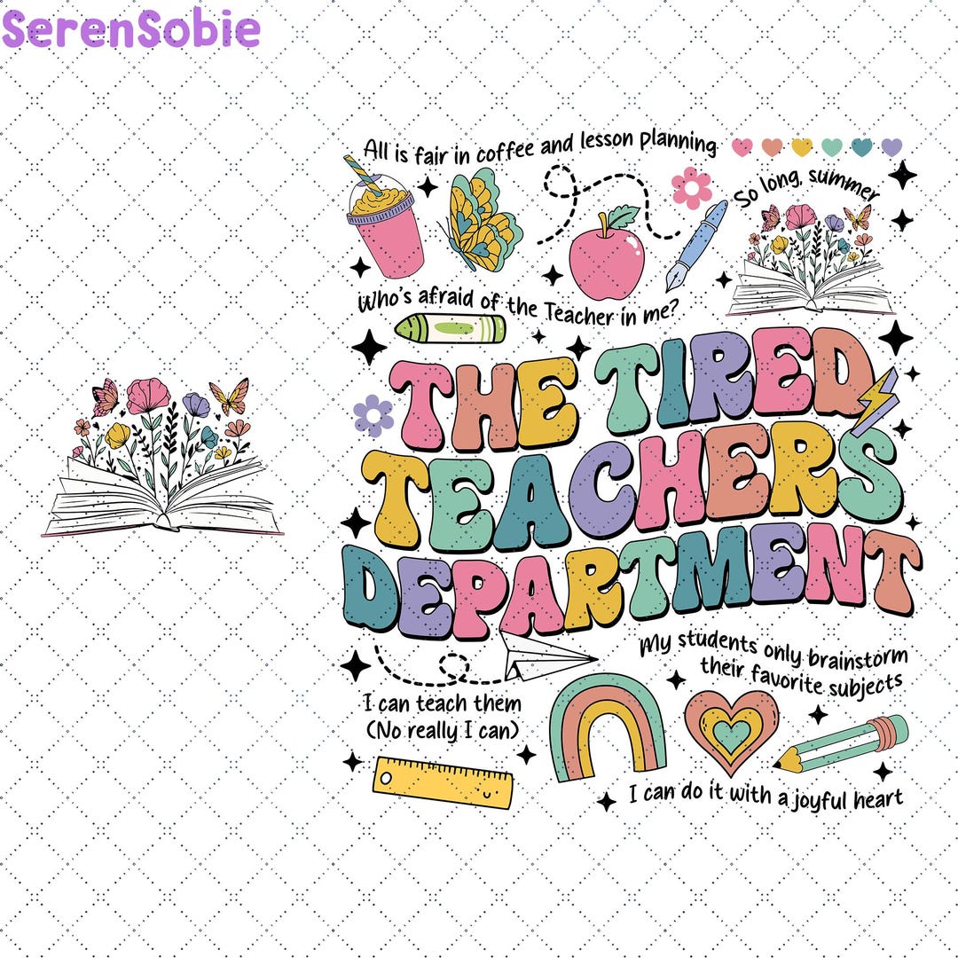 The Tired Teachers Png, Teacher Png , Welcome Back to School Png ...