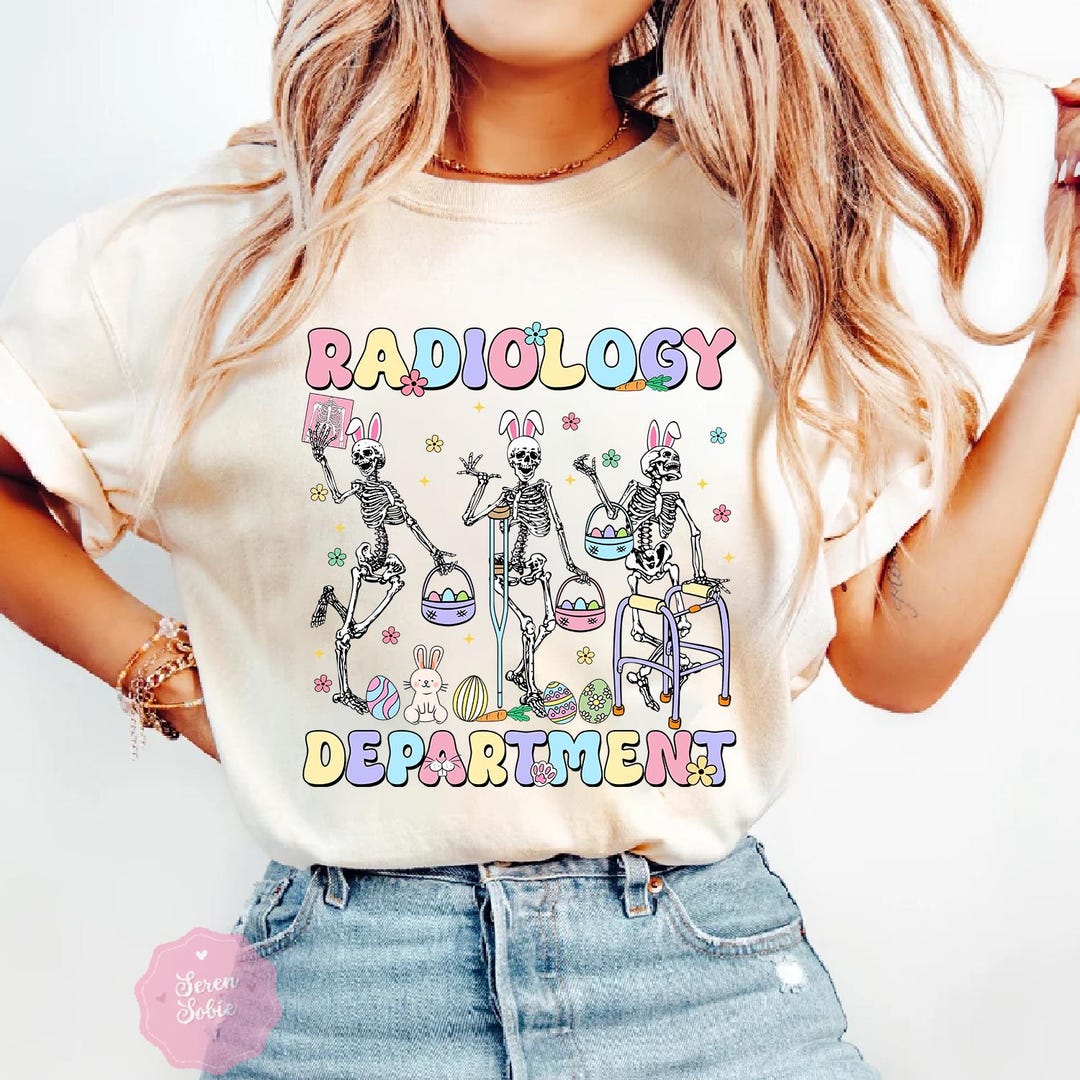 Easter Radiology Department Skeleton Shirt, Xray Technician ...