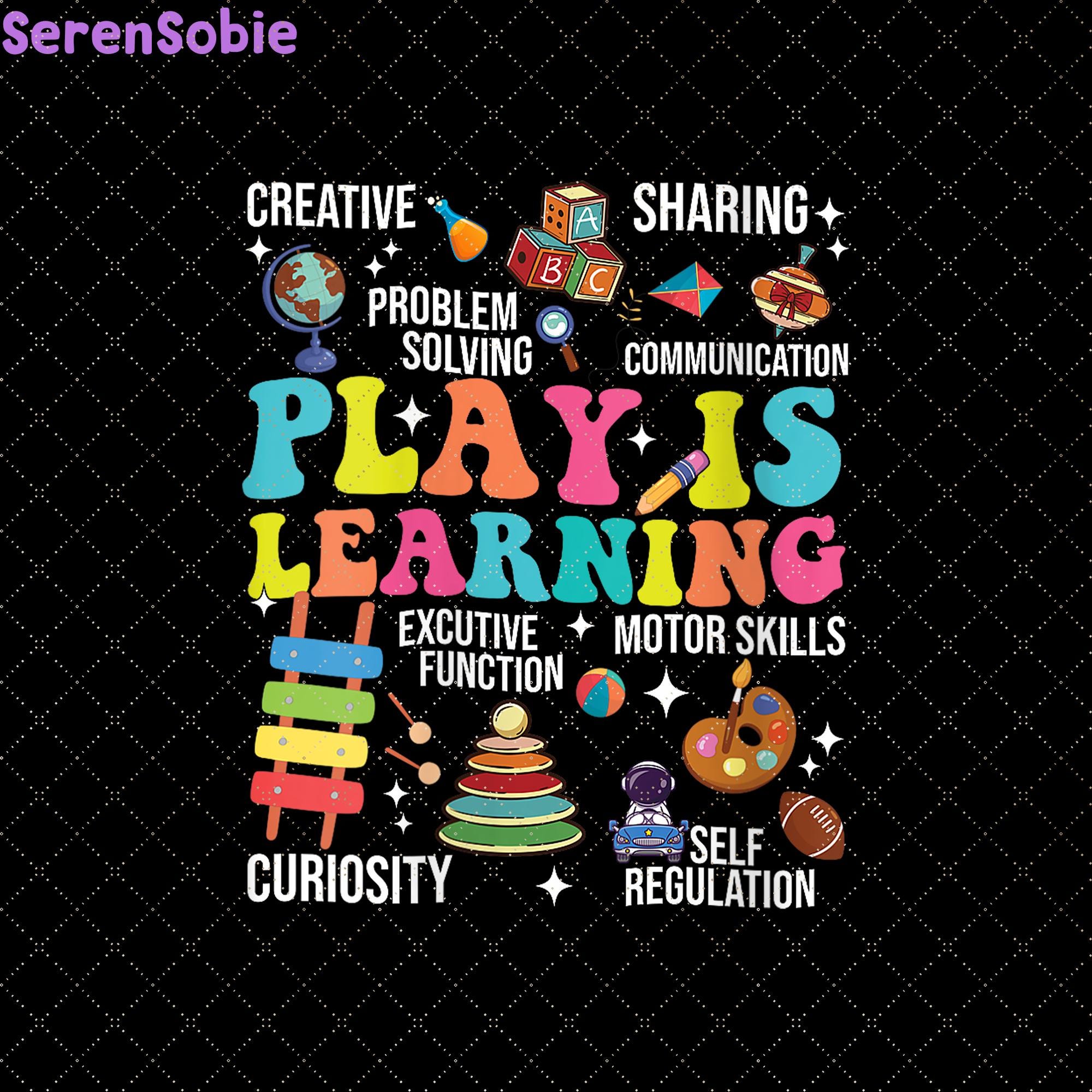 Play is Learning Png, Back to School Png, First Day of School Png ...