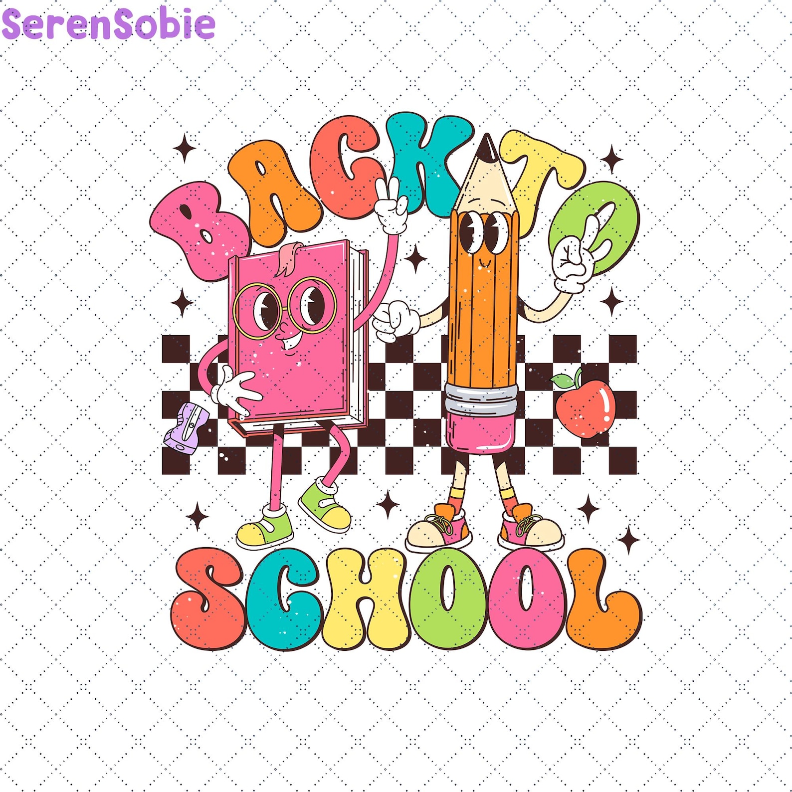 Retro Groovy Back to School Png, Back to School Png, First Day of ...