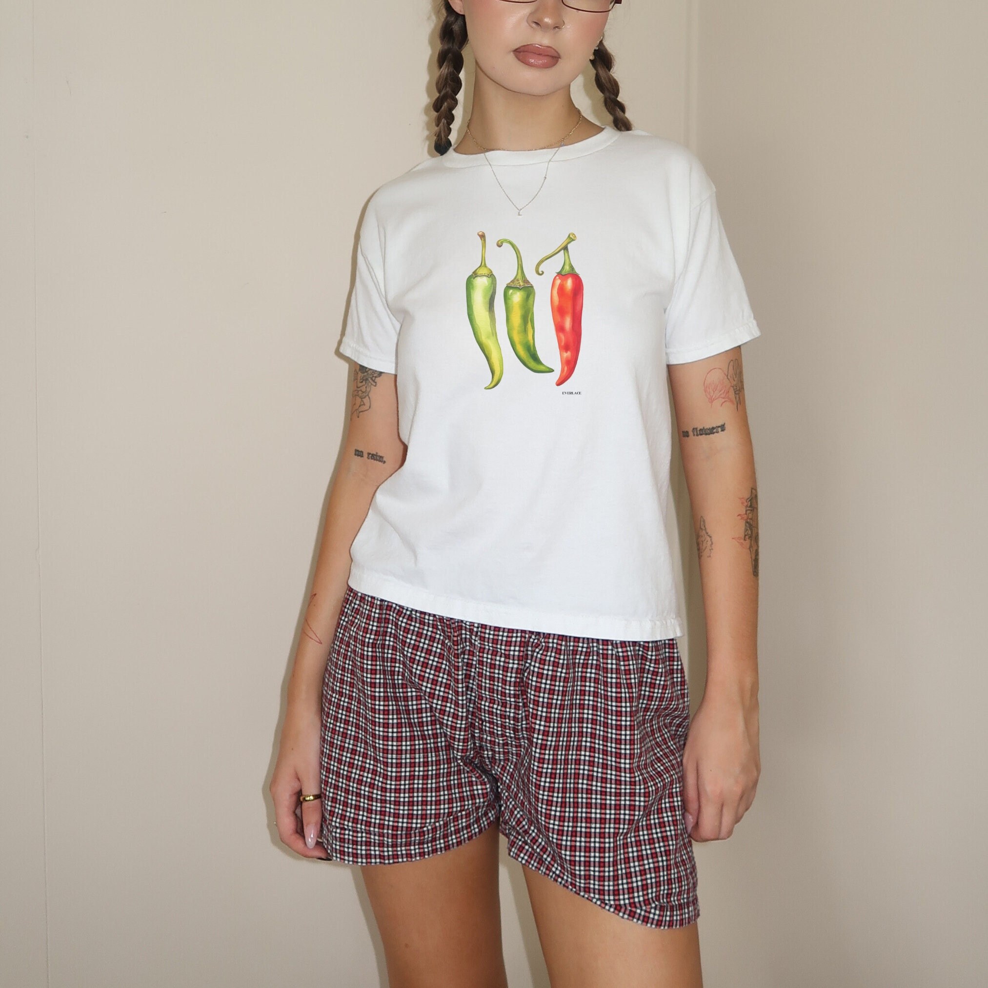 Chilli Pepper Baby Tee Chilli Pepper Shirt, Coquette Baby Tee, Y2k Baby ...