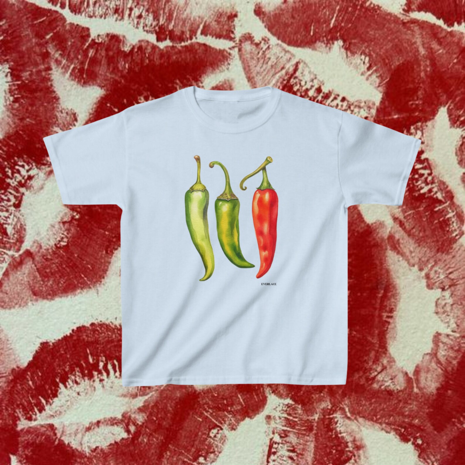 Chilli Pepper Baby Tee Chilli Pepper Shirt, Coquette Baby Tee, Y2k Baby ...