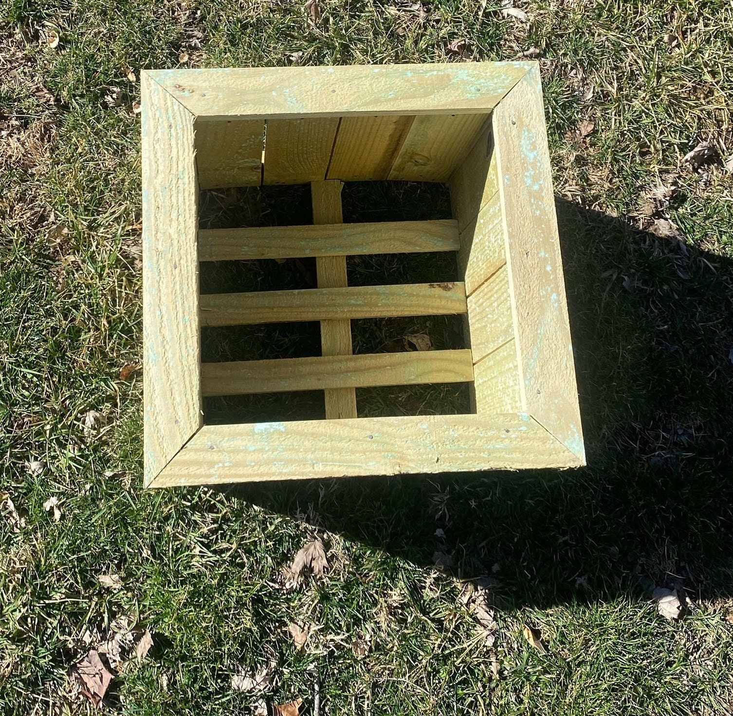 Rustic Wood Planter Box - Etsy