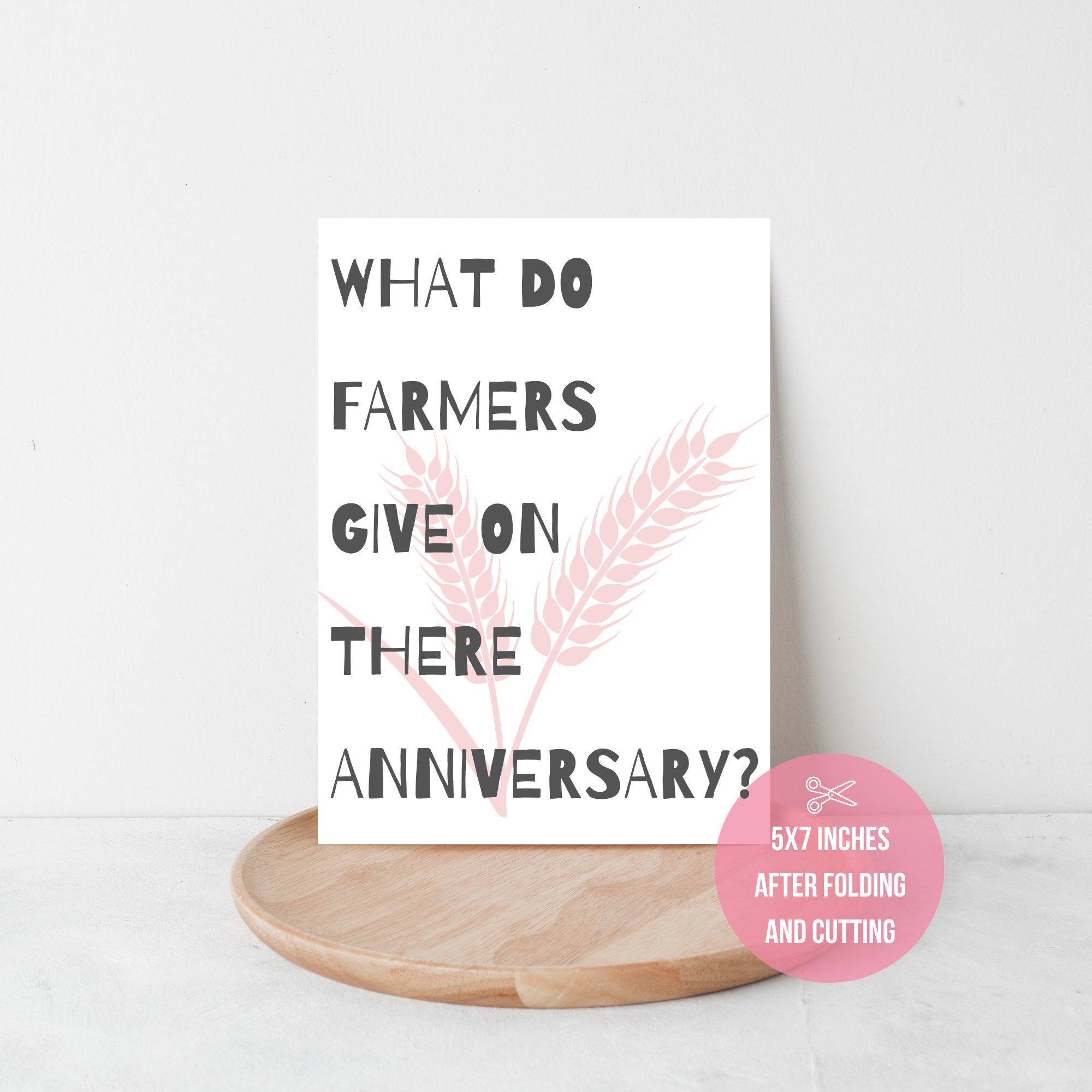Funny Anniversary Card, Printable Card, Dad Joke, Love You Lots, Card ...