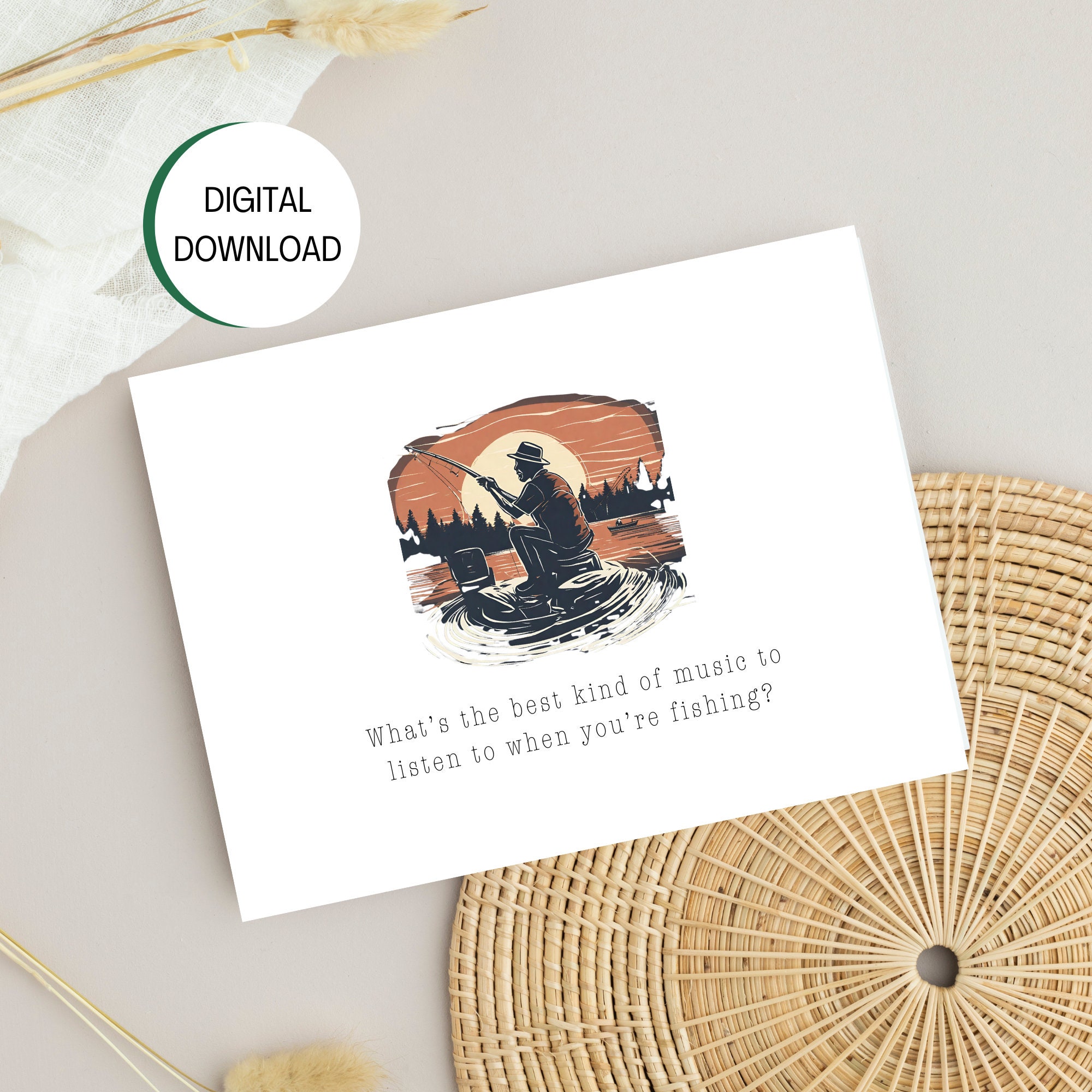 Funny Card, Printable Card, Dad Joke Card, Card for Her, Card for Him ...