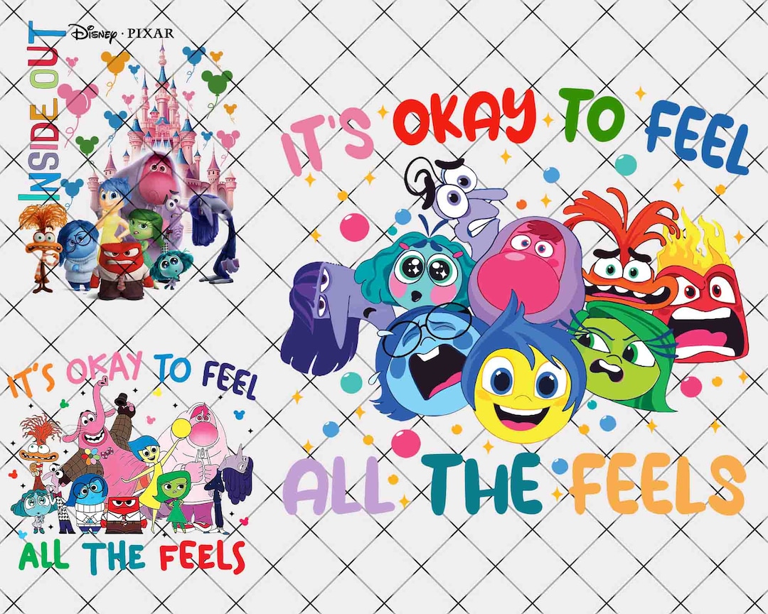 Today I Feel All the Feels Inside Out 2, Inside Out 2 Png, Inside Out ...
