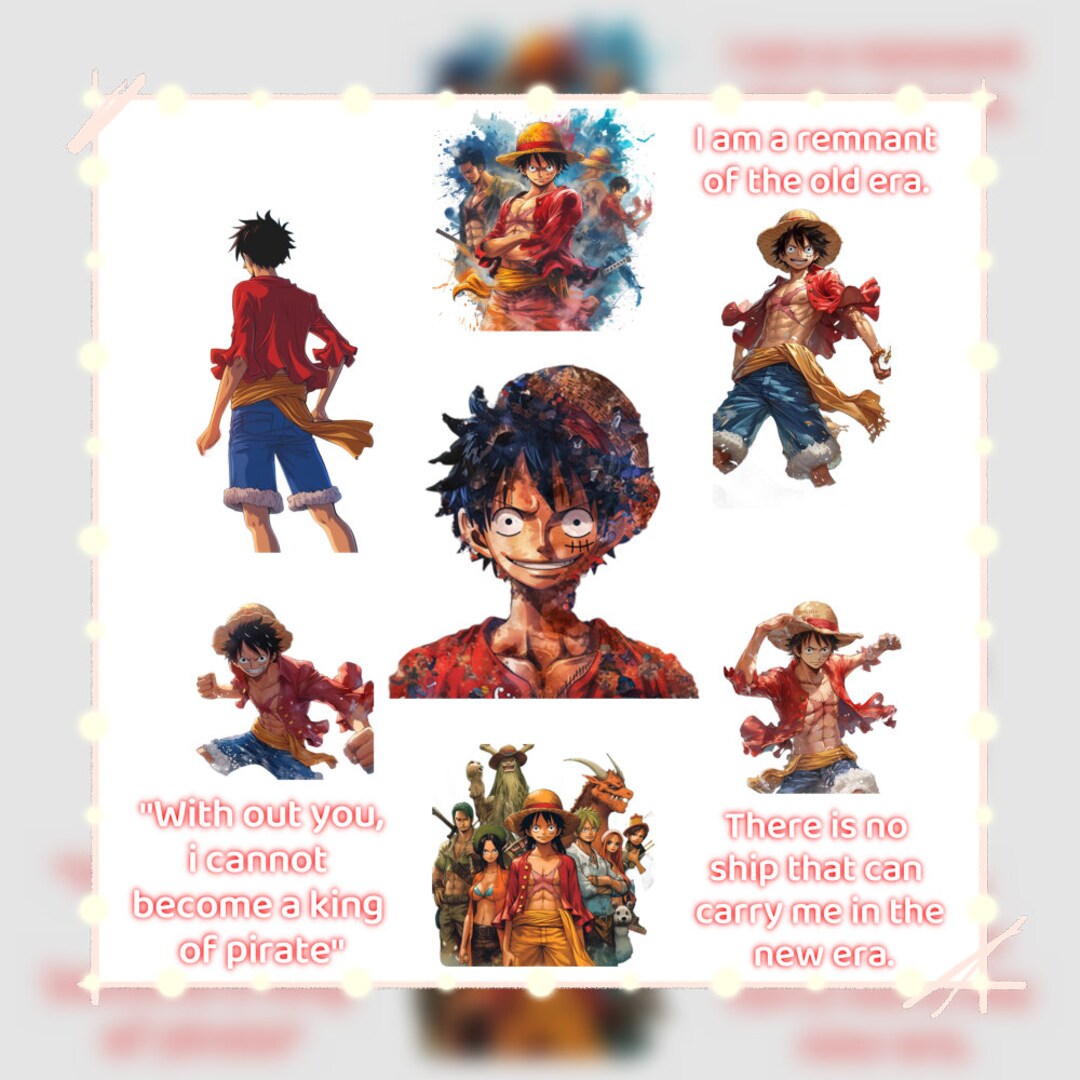 One Piece / Instant Download, Vector Ai, Svg, Eps, Pdf. Digital File - Etsy