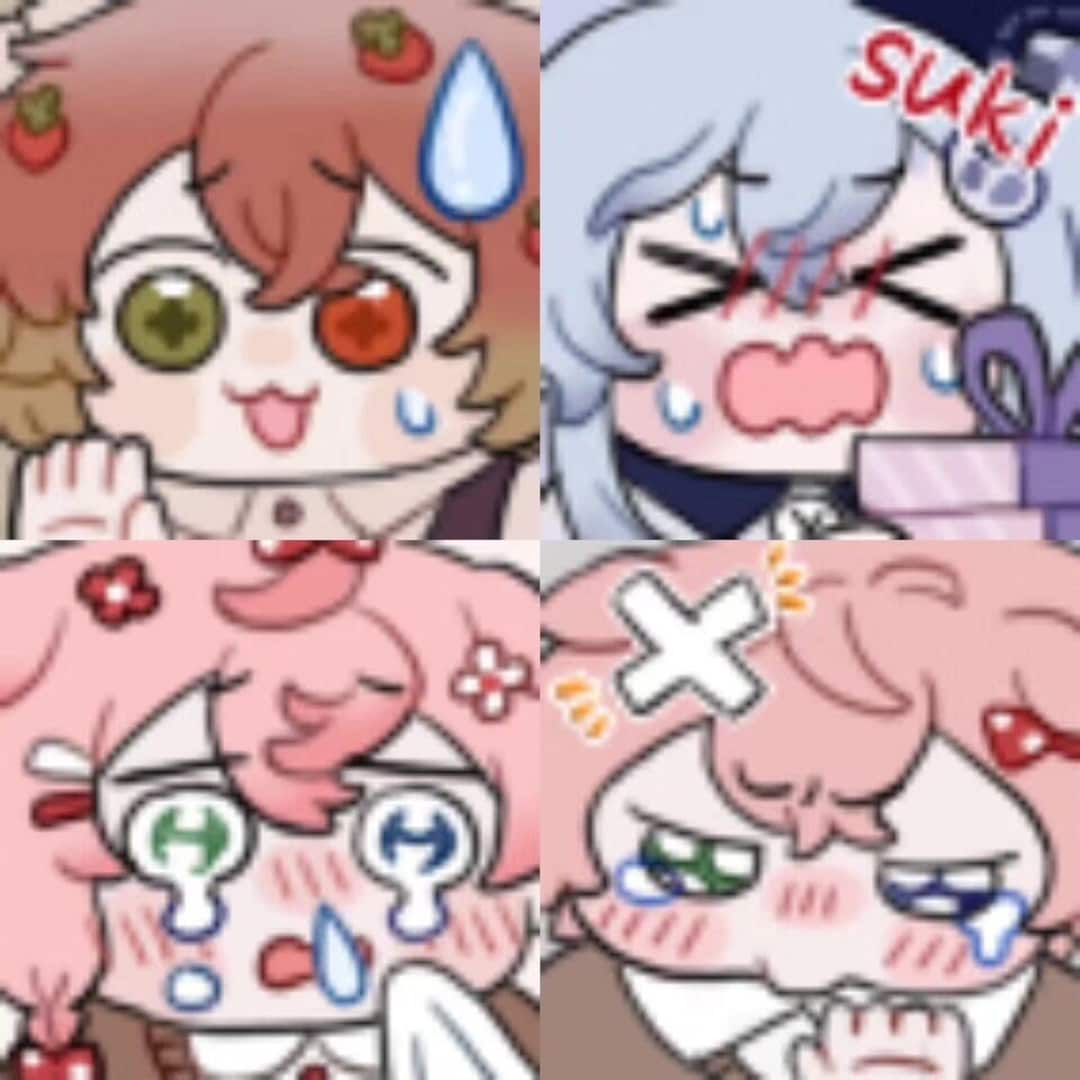 16 Emote Bases/ Emote Base Pack / YCH Emoticons / Templates / Draw Your ...