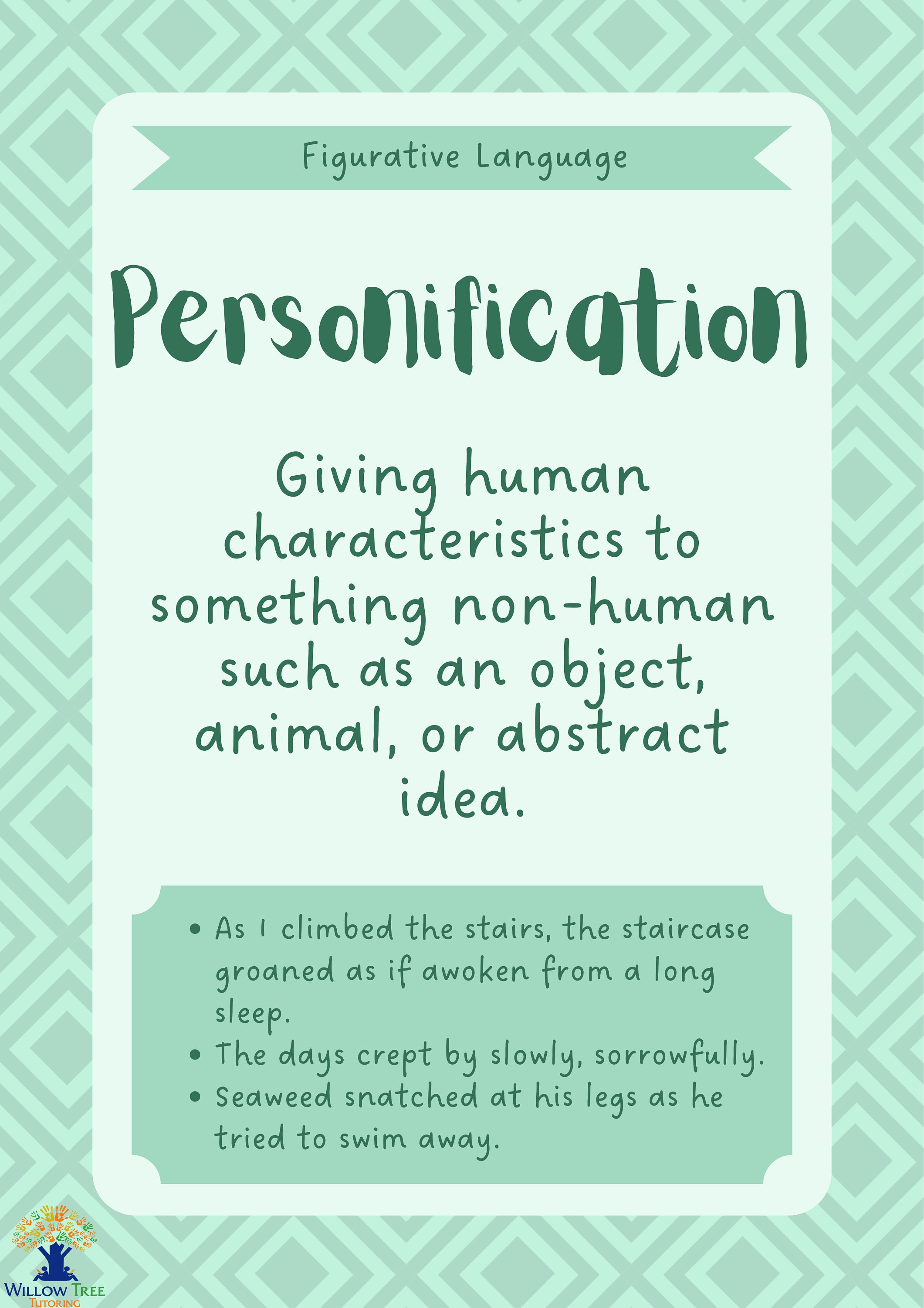 Pastel Multi-color English Figurative Language Classroom Poster Series ...