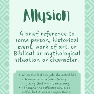 Pastel Multi-color English Figurative Language Classroom Poster Series ...