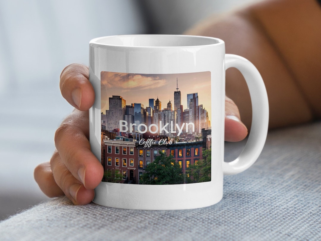 Brooklyn Coffee Club Mug, New York Cityscape Mug, Collectable Mug ...