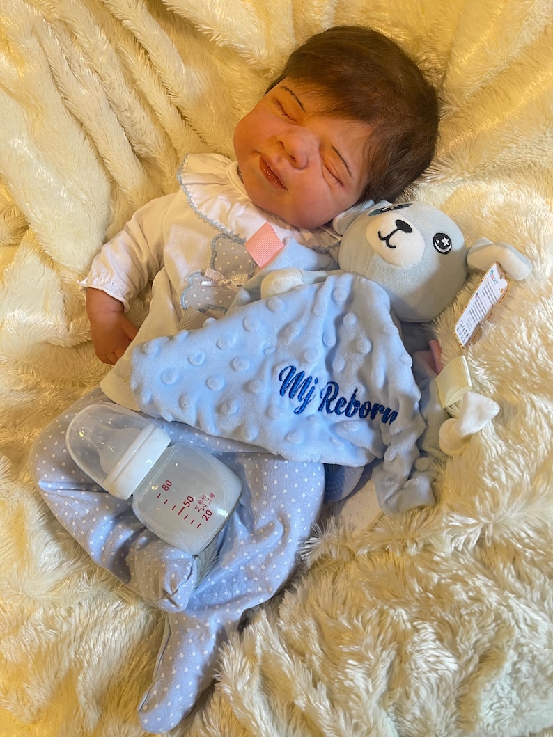Platinum Silicone Reborn Baby – Boy or Girl | Full Body | Rooted Hair ...