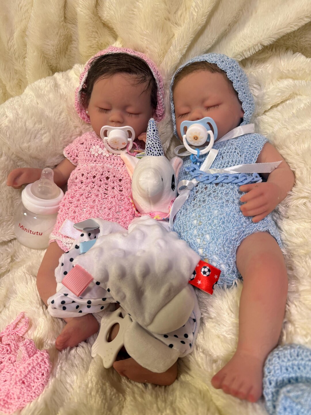 Platinum Silicone Reborn Doll 38cm – Girl or Boy Made to Order – Twins ...