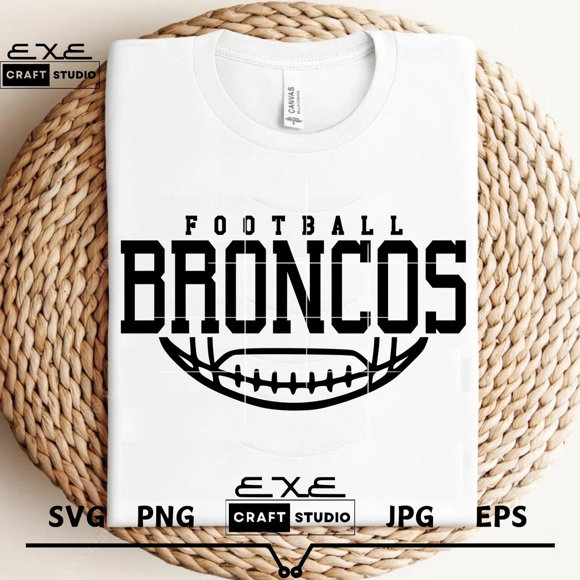 Bronco Football Svg, Football Svg, Bronco Svg, Bronco, Broncos, Clipart ...