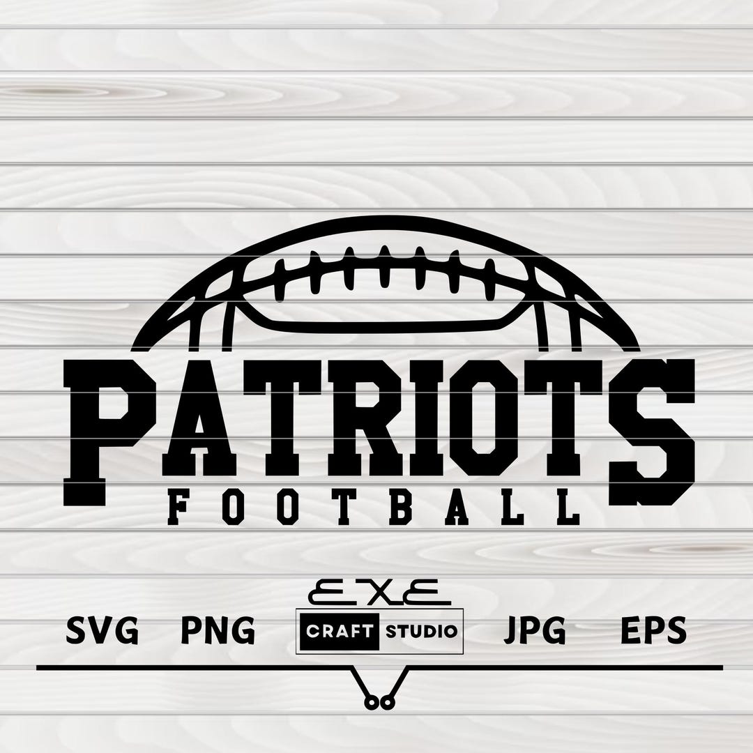 Patriot Football Svg, Football Svg, Patriot, Patriots, Football ...