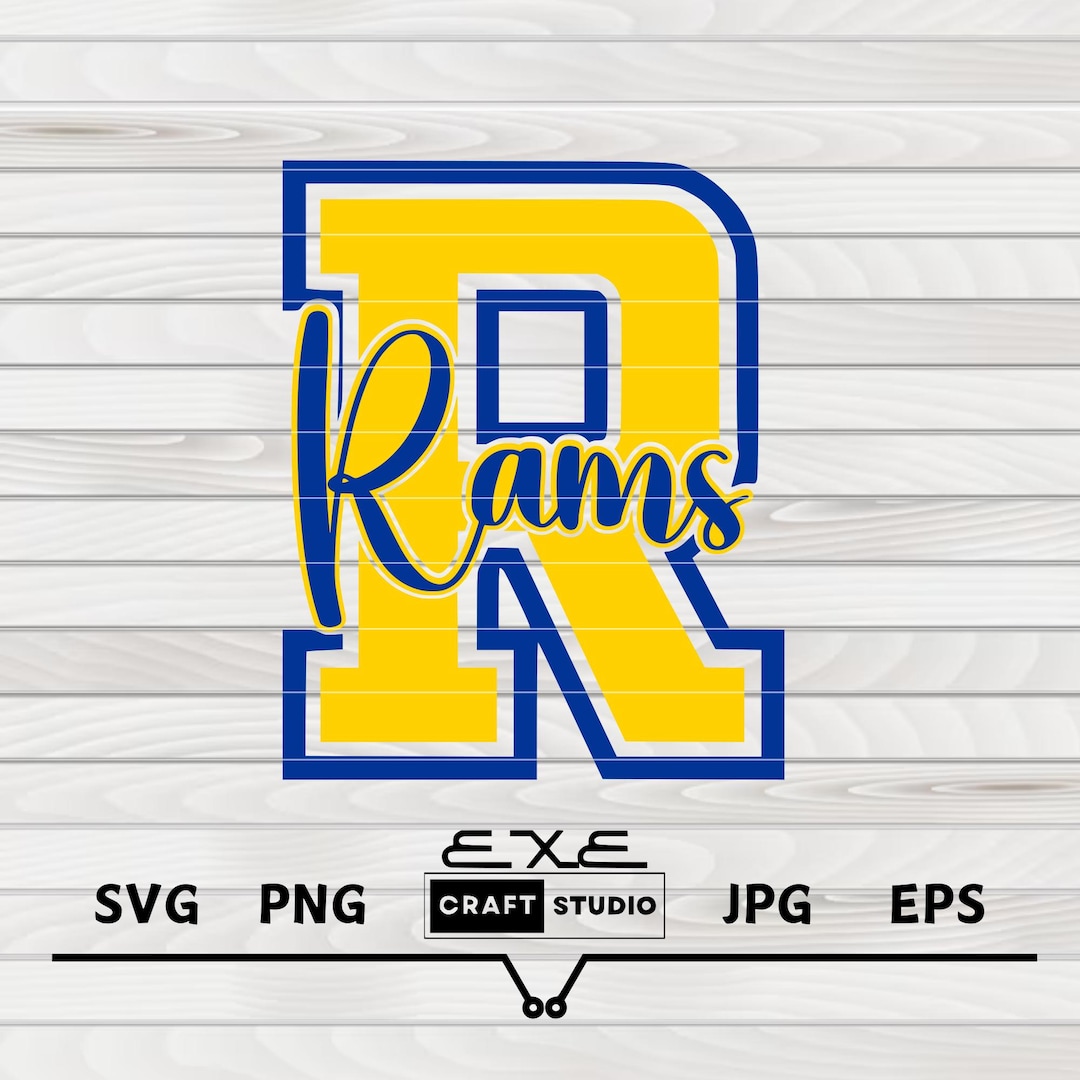 Rams Svg, Rams Mascot Svg, Rams Svg, Rams Cheer Svg, Rams Shirt Svg ...