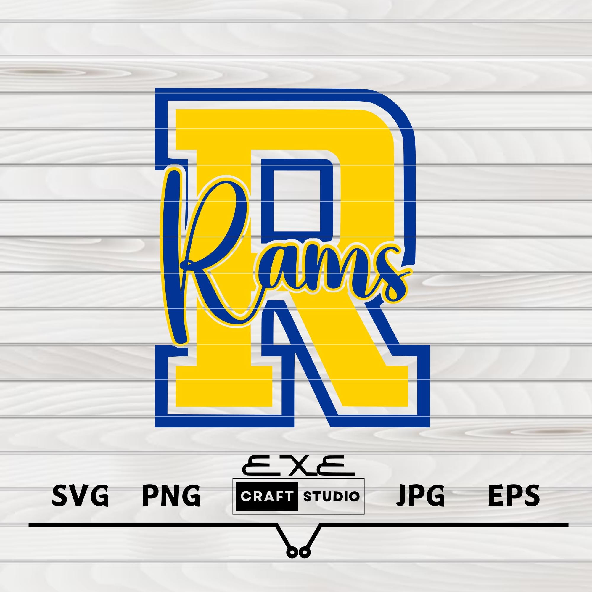 Rams Svg, Rams Mascot Svg, Rams Svg, Rams Cheer Svg, Rams Shirt Svg ...