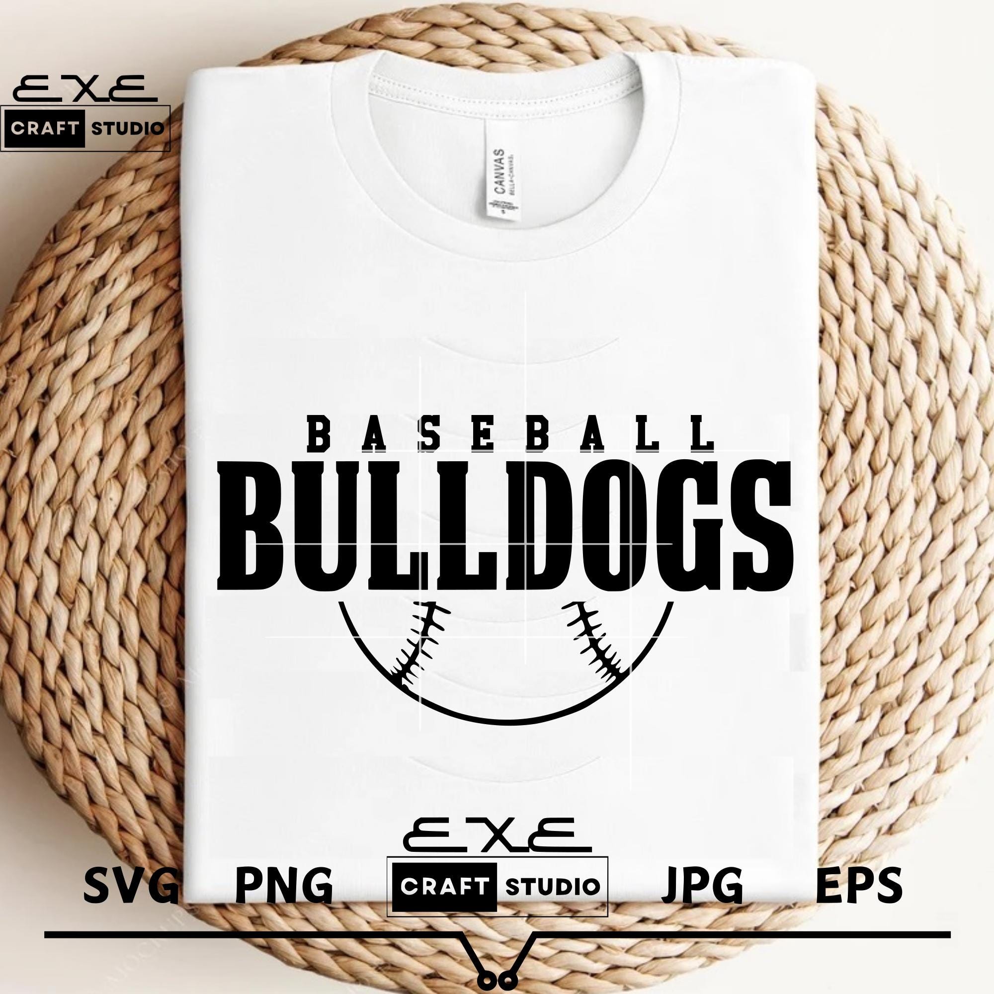Bulldog Baseball Svg, Baseball Svg, Bulldog, Bulldogs, Bulldogs Mascot ...