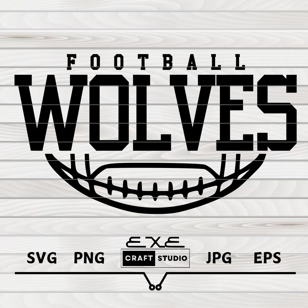 Wolves Svg, Wolves Football Svg, Football Svg, Wolves Shirt Svg, Wolves ...