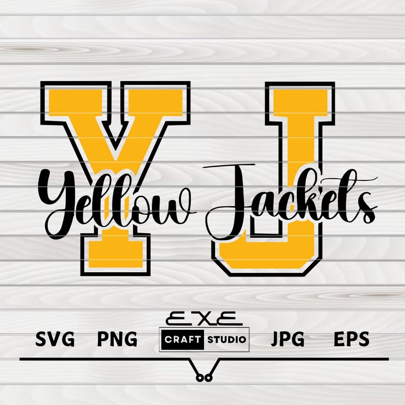 Yellow Jackets Svg Png, Yellow Jackets Mascot Svg, Yellowjackets Svg ...