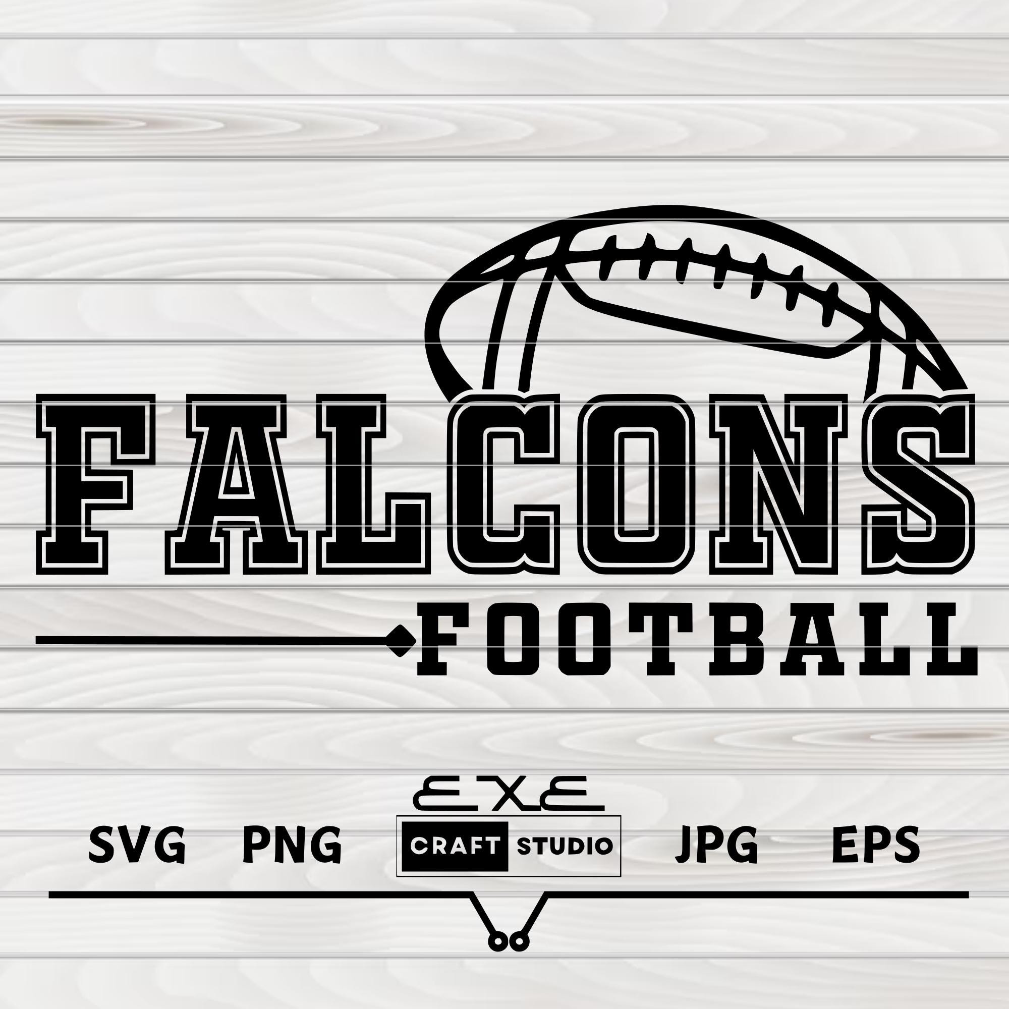 Football Svg, Falcon Football Svg, Falcon, Falcons, Falcons Face Svg ...