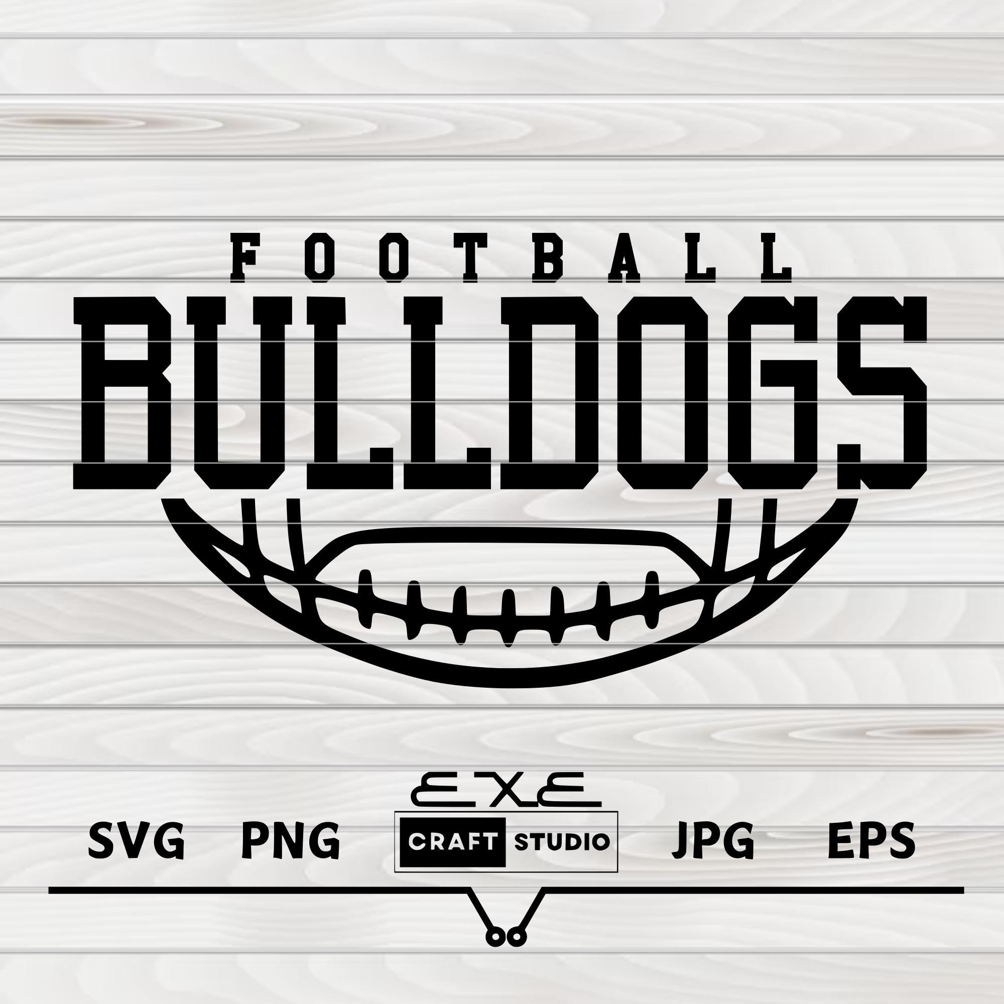 Bulldogs Football Svg, Bulldogs Svg, Football Svg, Bulldogs Shirt Svg ...