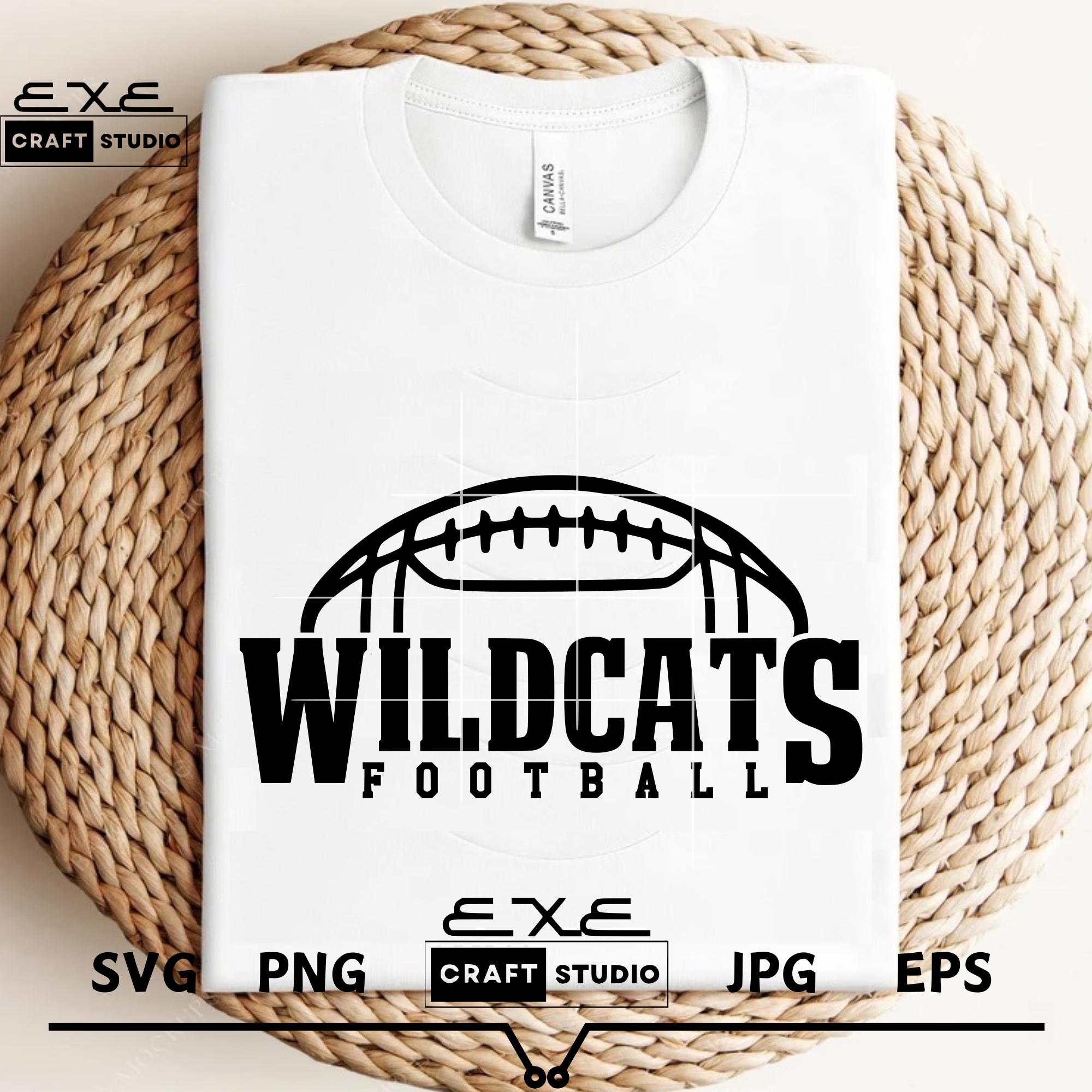 Wildcats Football Svg, Wildcats Svg, Football Svg, Wildcats Shirt Svg ...