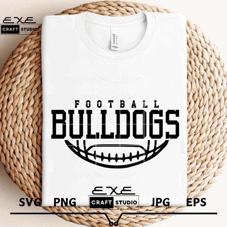 Bulldogs Football Svg, Bulldogs Svg, Football Svg, Bulldogs Shirt Svg ...