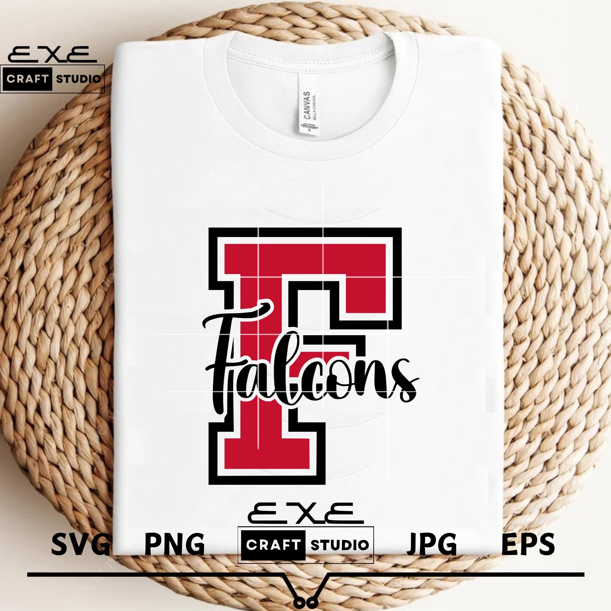 Falcons Svg, Falcons Mascot Svg, Falcons Cheer Svg, Falcons Shirt Svg ...