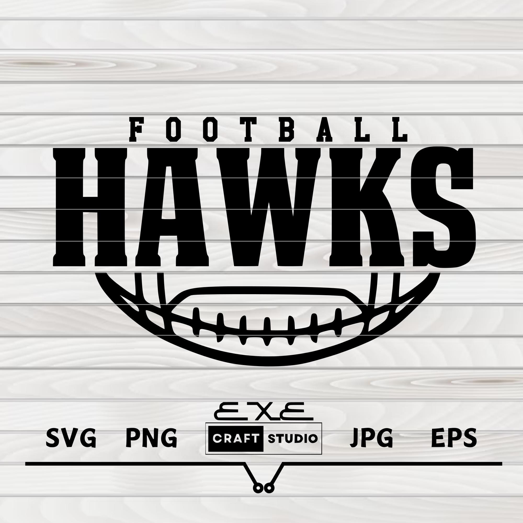 Hawks Football Svg, Football Svg, Hawks Cheer Svg, Hawks Vibes Svg ...