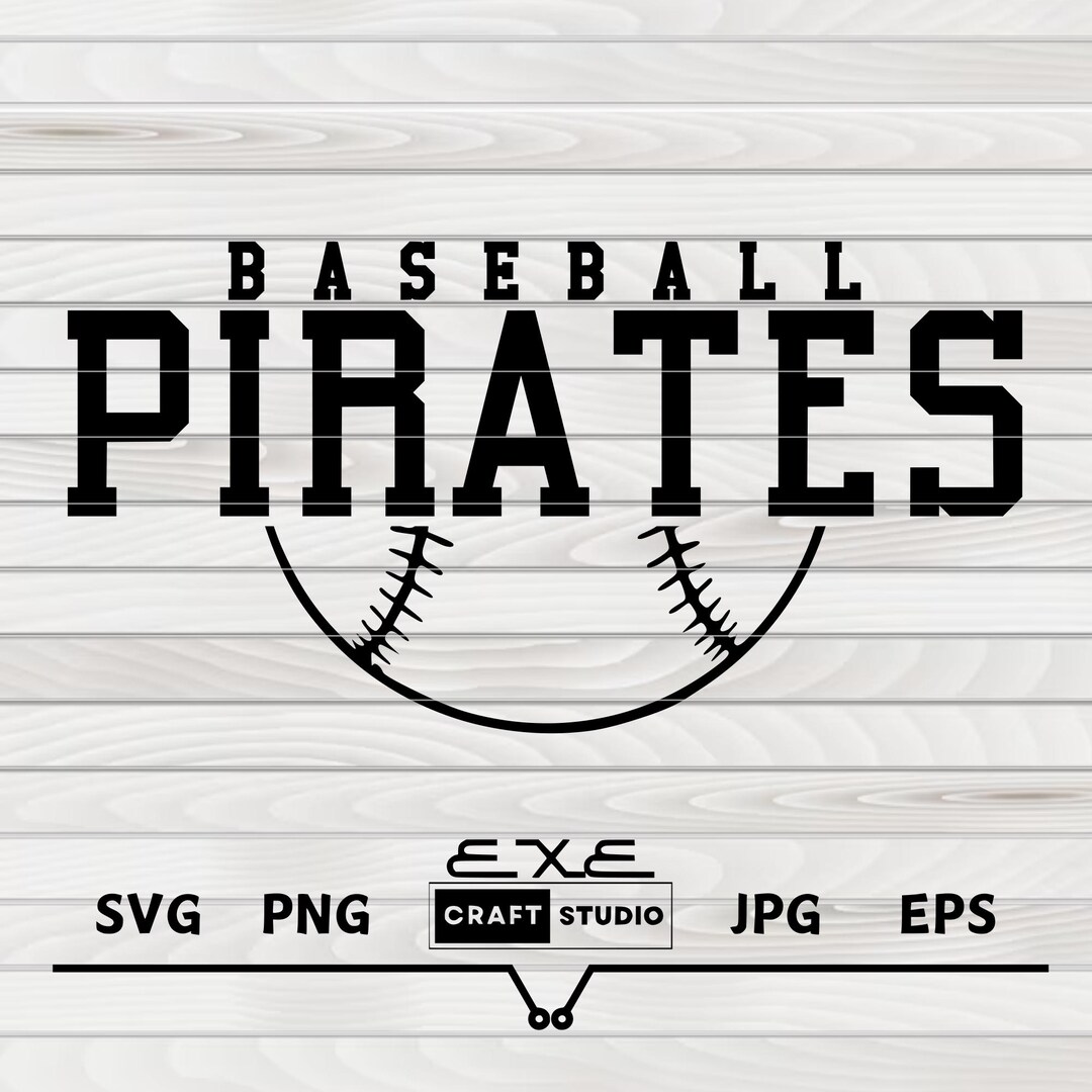 Pirates Baseball Svg, Baseball SVG PNG, Pirates, Baseball Svg, Pirate ...