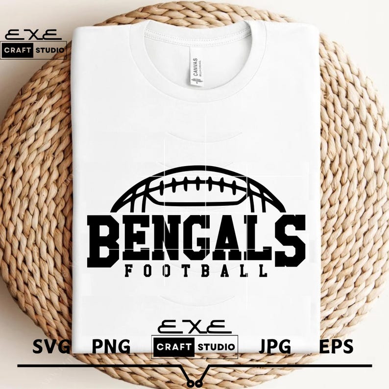 Bengals Football Svg, Bengals Svg, Bengals Mascot Svg, Bengals Vibes ...