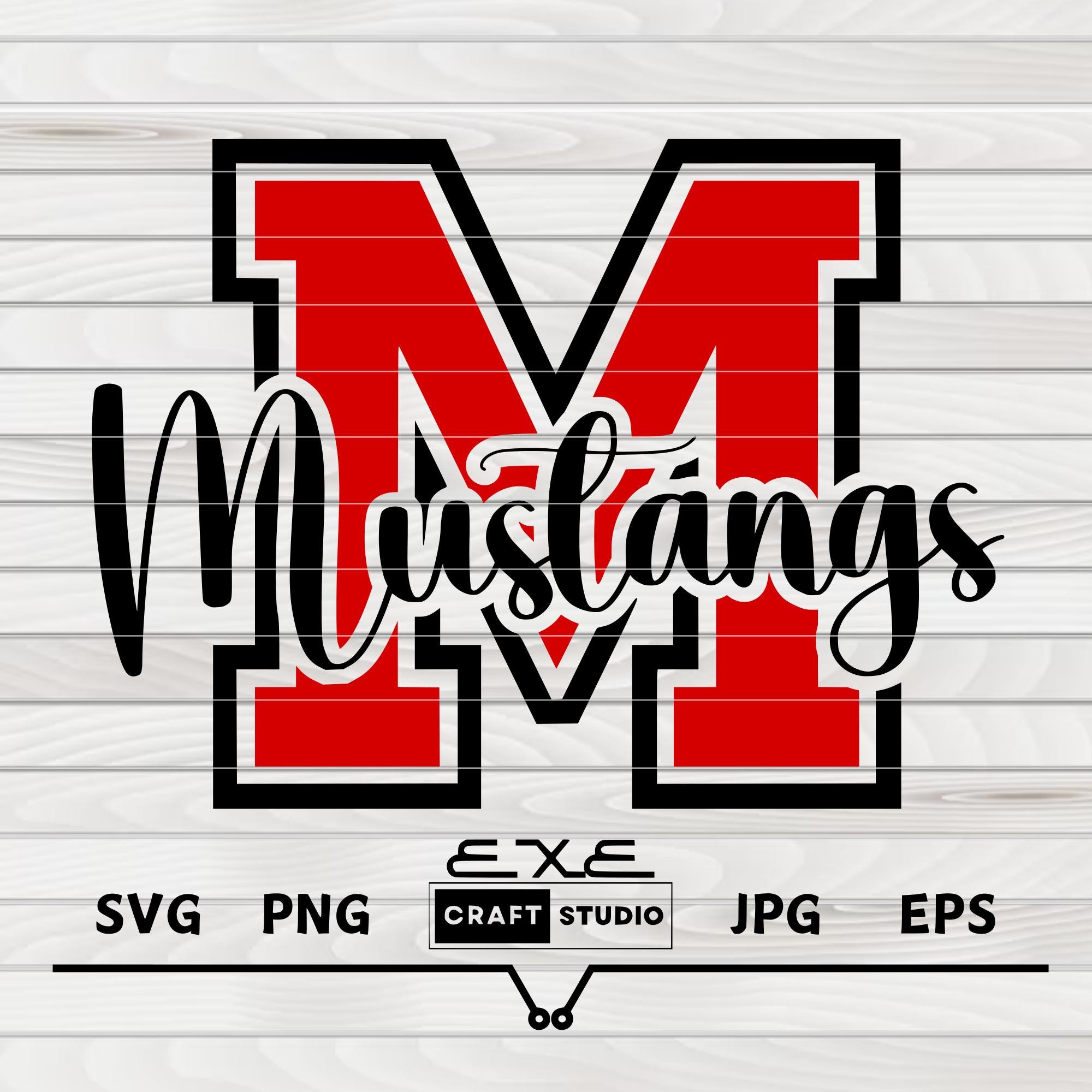 Mustangs Svg, Mustangs Mascot Svg, Mustangs Cheer Svg, Mustangs Shirt ...