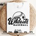 Baseball Svg, Wildcat Baseball Svg, Wildcat, Wildcats, Baseball, Svg ...