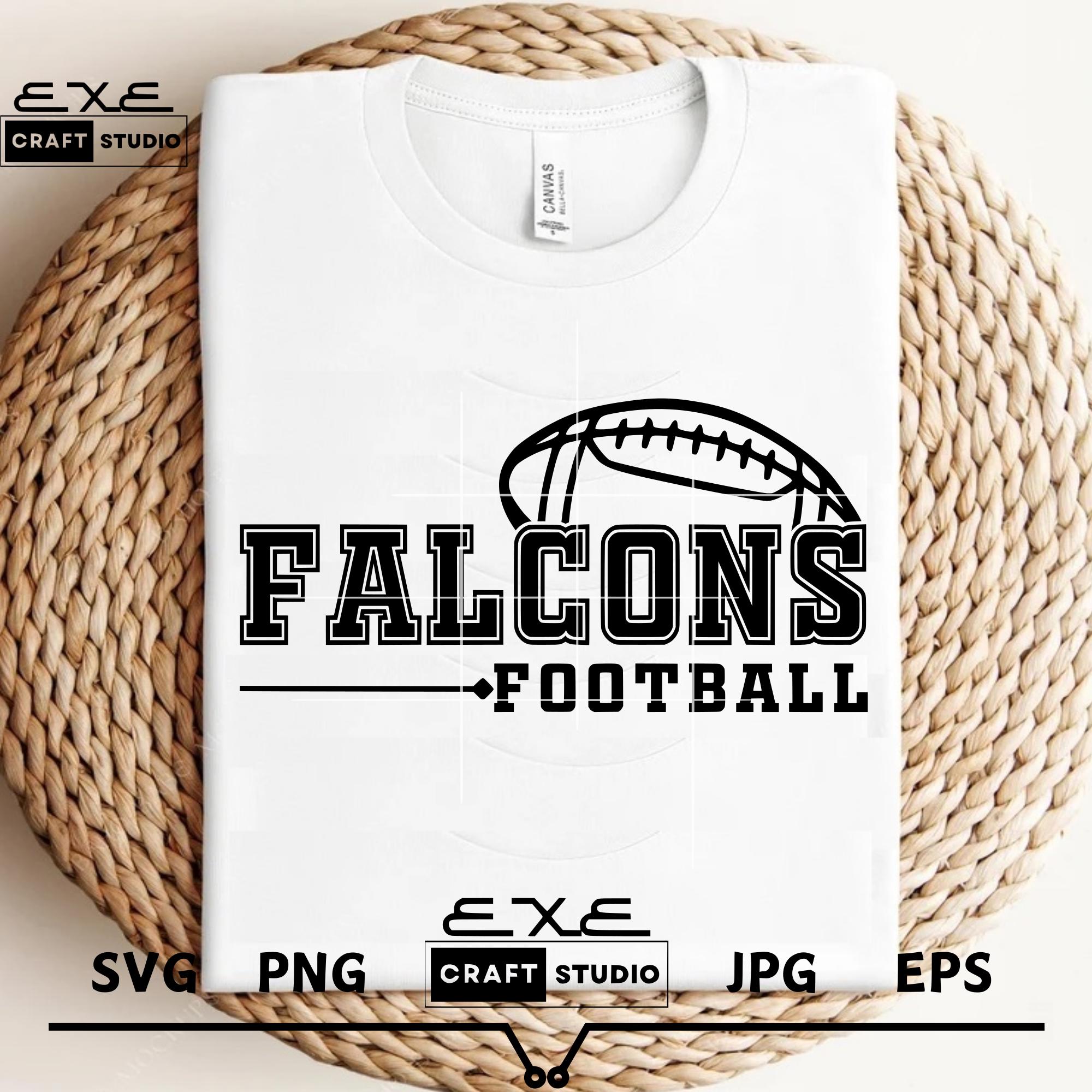 Football Svg, Falcon Football Svg, Falcon, Falcons, Falcons Face Svg ...