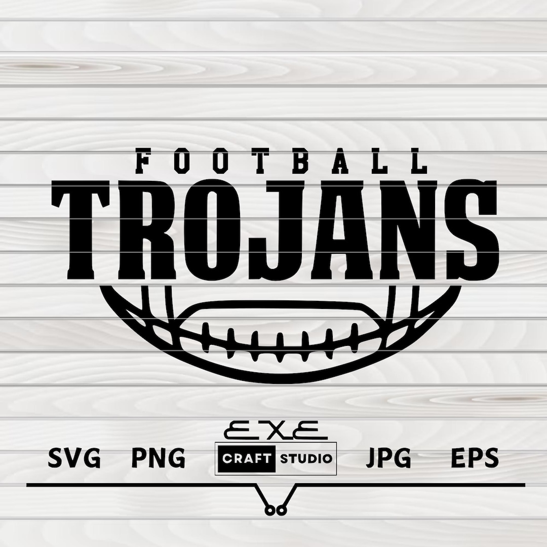 Trojans Football Svg, Trojans Svg, Football Svg, Trojans Shirt Svg ...