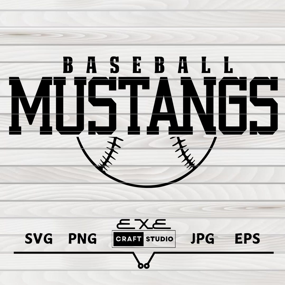 Mustang Baseball Svg, Baseball Svg, Mustang, Mustangs Shirt Svg ...