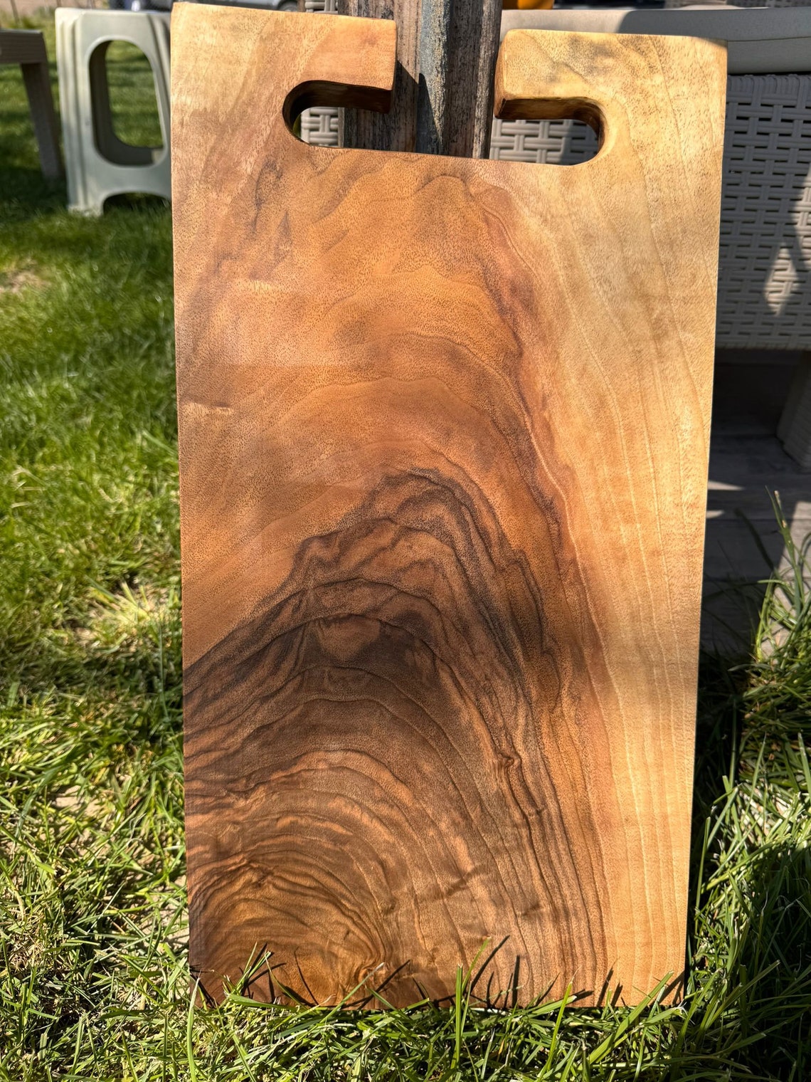 Handmade Walnut Chopping Board Custom Wooden Cutting Board Rustic ...