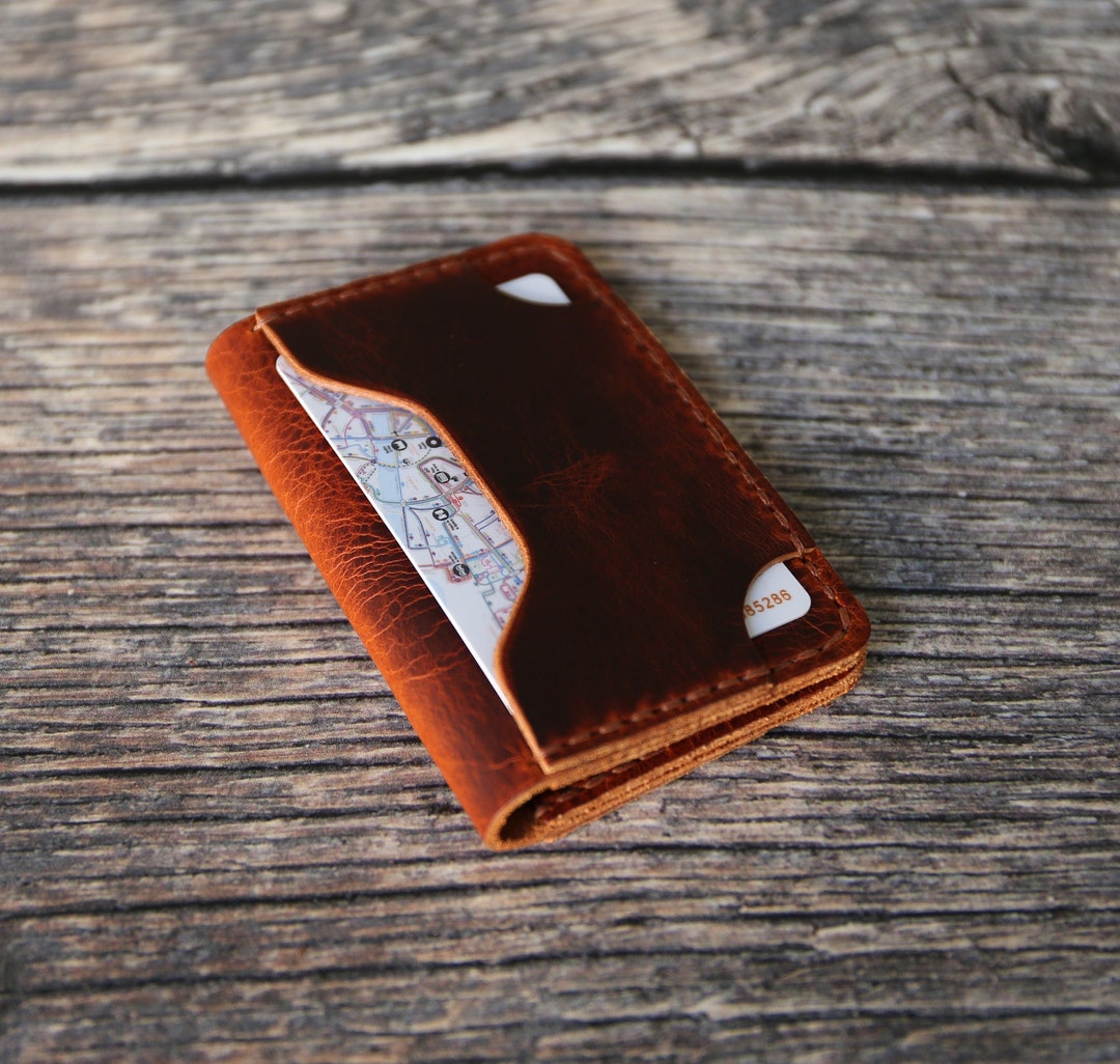 Wallet Pattern - PDF Leather Bifold Wallet, Minimalist Wallet Card ...