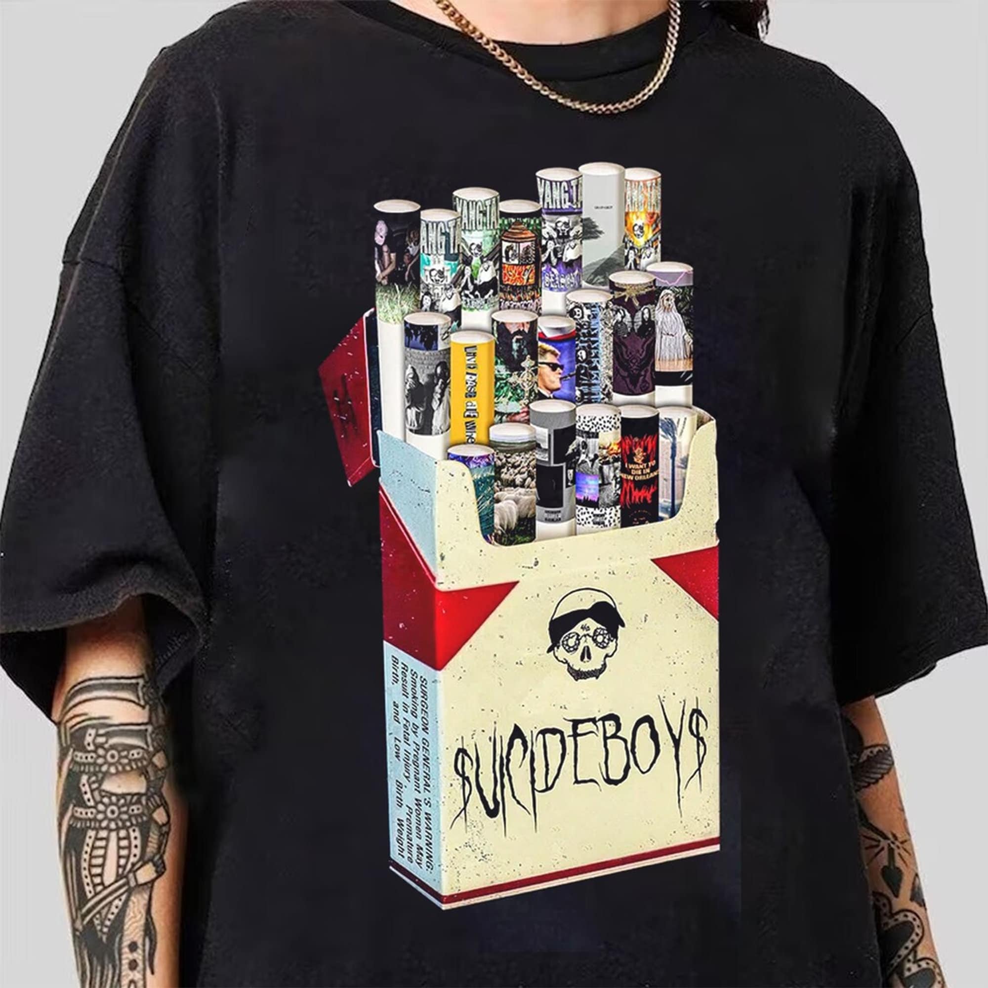 Suicideboys Cigarette Album Shirt - Etsy