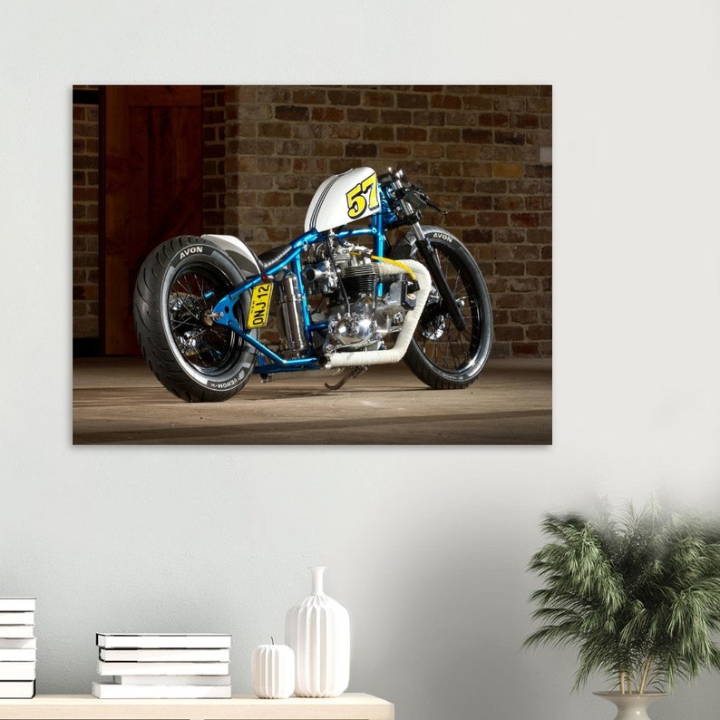 Custom Triumph Bobber Motorcycle Poster Print | 3 Sizes Available - Etsy