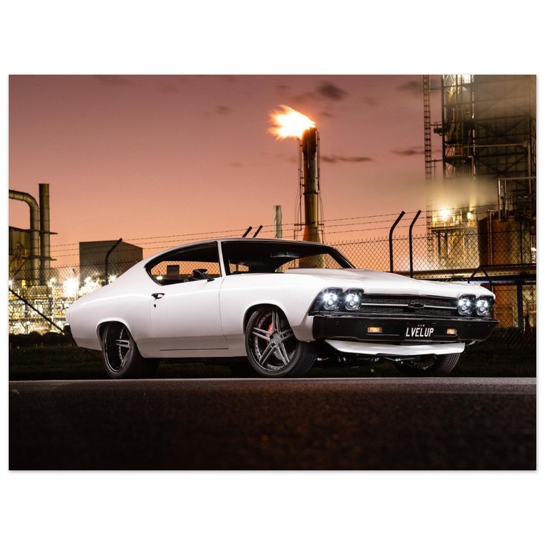 Chevrolet Chevelle Muscle Car Poster Print - 3 Sizes Available - Etsy