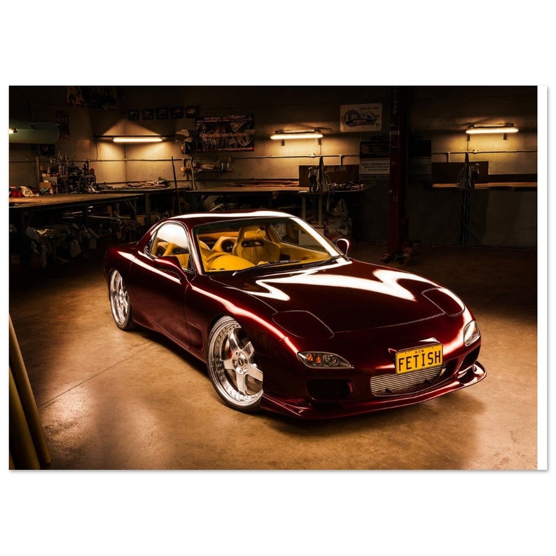 Mazda FD RX7 Poster Print - Etsy